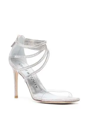 STUART WEITZMAN Superglam 100mm Strap Sandals