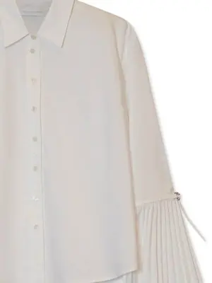 Simkhai Jordy Pleated Shirt