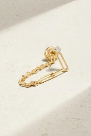 Yvonne Léon 18-karat Diamond Single Earring - Gold