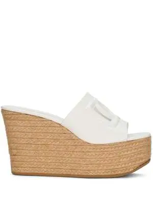 Dolce & Gabbana Espadrille Wedge Sandals