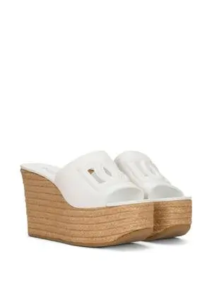 Dolce & Gabbana Espadrille Wedge Sandals