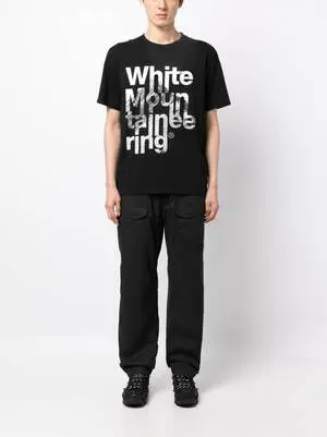 WHITE MOUNTAINEERING Logo-print Cotton T-shirt
