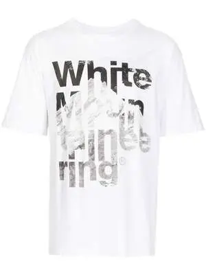 WHITE MOUNTAINEERING Logo-print Cotton T-shirt