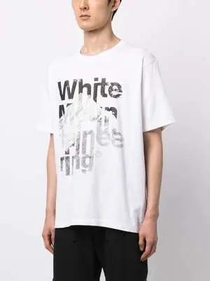 WHITE MOUNTAINEERING Logo-print Cotton T-shirt