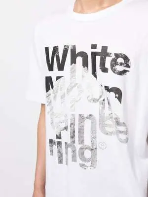 WHITE MOUNTAINEERING Logo-print Cotton T-shirt