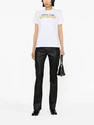 Versace Logo-print T-shirt - White