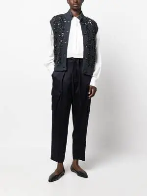 Brunello Cucinelli Cropped Tailored Cargo Trousers