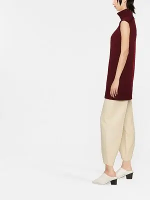 JIL SANDER Knitted High-neck Vest