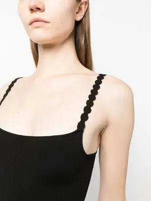 Victoria Beckham Square-neck Sleeveless Jumpsuit
