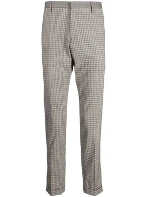 Men's Checked Wool Trousers