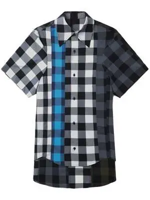ADER ERROR Ombré-check Shirt - Grey