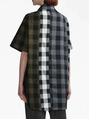 ADER ERROR Ombré-check Shirt - Grey