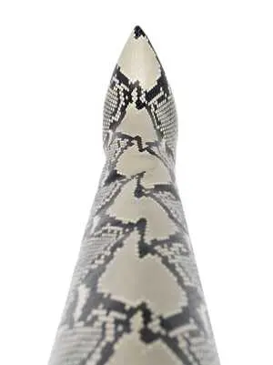 Paris Texas 120mm Python-print Boots