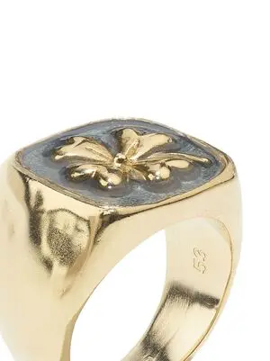 GOOSSENS Talisman Clover Signet Ring