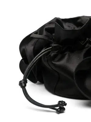 Magda Butrym Satin Flower Bucket Bag