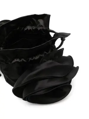 Magda Butrym Satin Flower Bucket Bag