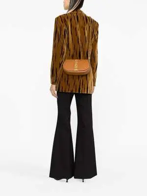 Versace Greca Goddess Shoulder Bag - Brown