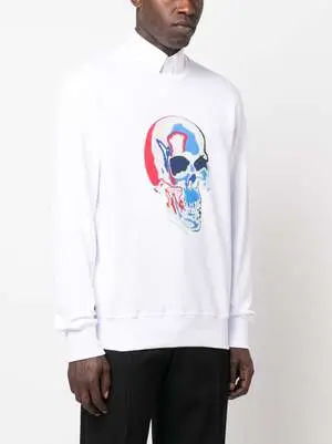 Alexander McQueen Skull-print Cotton Sweatshirt