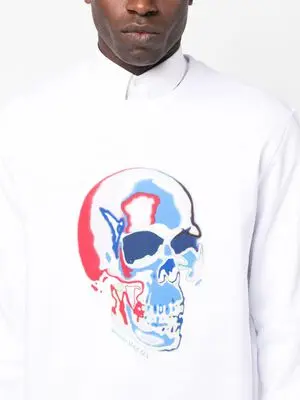 Alexander McQueen Skull-print Cotton Sweatshirt