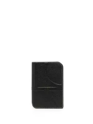 TOTÊME Monogram Embossed Wallet - Black