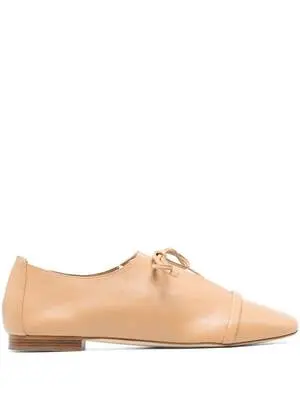 MALONE SOULIERS June Leather Loafers - Neutrals