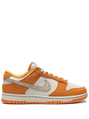 Nike Dunk Low As Safari Swoosh Kumquat Sneakers - Orange