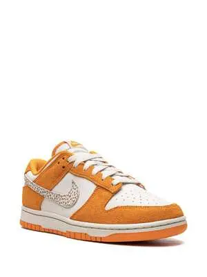 Nike Dunk Low As Safari Swoosh Kumquat Sneakers - Orange