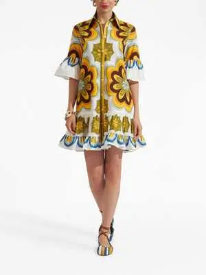 La DoubleJ Choux Geometric-print Dress
