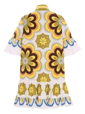 La DoubleJ Choux Geometric-print Dress