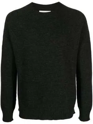 JIL SANDER Fine-knit Wool-cashmere Jumper - Grey
