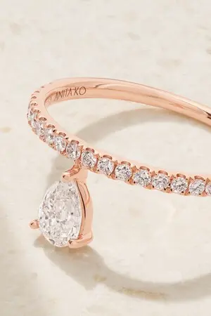 ANITA KO Duchess Diamond & 18-karat Rose Eternity Ring