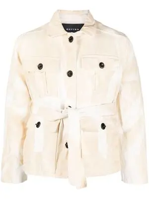 BOTTER Long-sleeve Belted Jacket - Neutrals