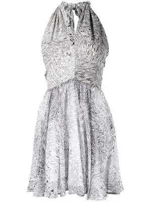 Federica Tosi Abstract-print Mini Dress