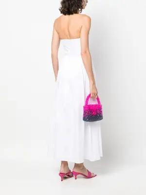 Germanier Bead-embellished Mini Tote - Pink