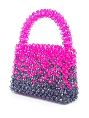 Germanier Bead-embellished Mini Tote - Pink