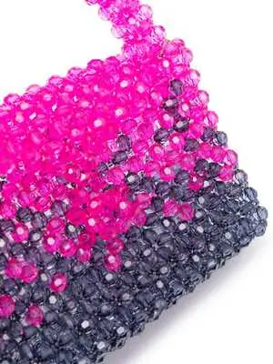 Germanier Bead-embellished Mini Tote - Pink