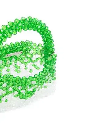 Germanier Bead-embellished Tote Bag - Green