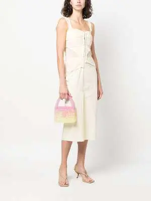 Germanier Bead-embellished Tote Bag - Pink