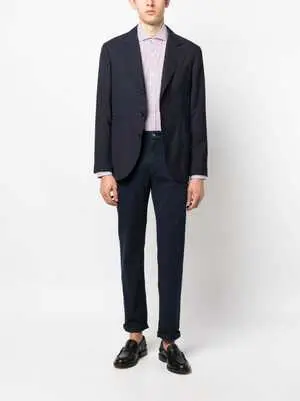 Brunello Cucinelli Long-sleeve Striped Cotton Shirt