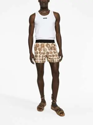Dolce & Gabbana Logo-patch Tank Top - White