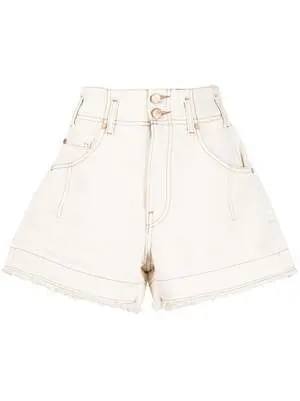 Ulla Johnson Wide-leg High-waisted Shorts