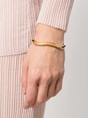 Charlotte Chesnais Wave -plated Cuff Bracelet - Gold