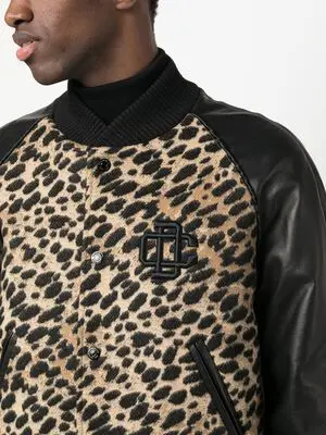 Dsquared2 Leopard-print Bomber Jacket