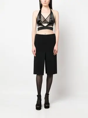 Dsquared2 Halterneck Cropped Top