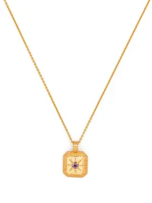 MISSOMA February Birthstone Pendant Necklace - Gold