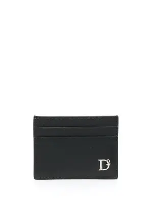 Dsquared2 Logo-plaque Leather Wallet - Black