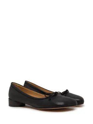 MAISON MARGIELA Anatomic Leather Ballerina Shoes - Black