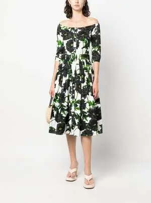 Samantha Sung Audrey Floral Print Dress