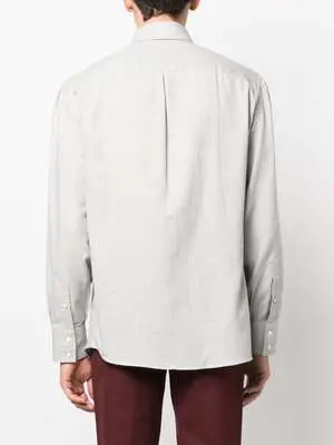 Brunello Cucinelli Long-sleeve Cotton-blend Shirt