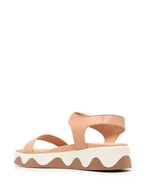 ANCIENT GREEK SANDALS Salamina Wave-detail Sandals - Neutrals